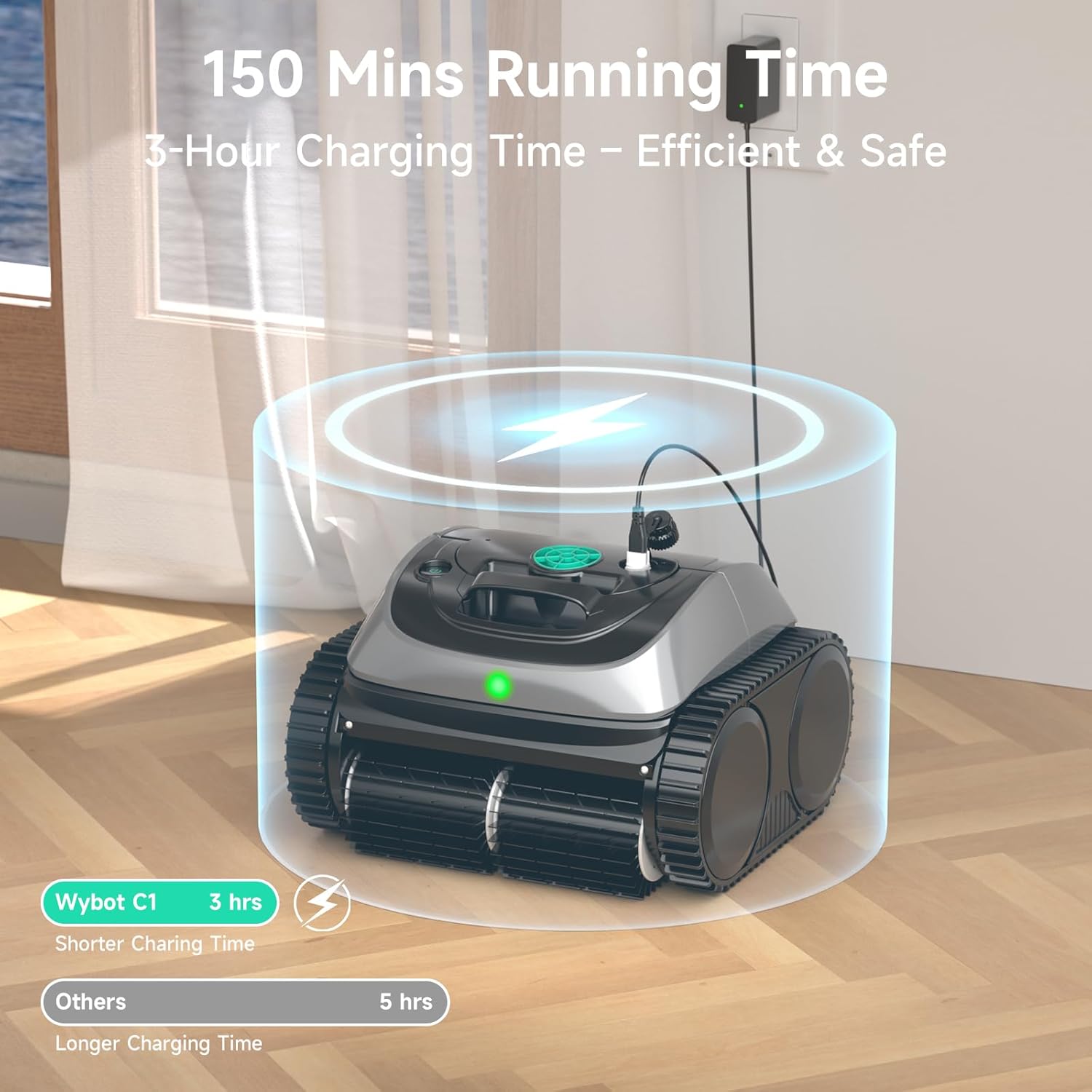 WYBOT C1 Cordless Robotic Pool Cleaner – WYBOT CANADA
