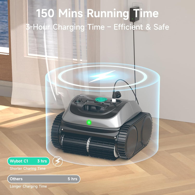 WYBOT C1 Cordless Robotic Pool Cleaner – WYBOT CANADA