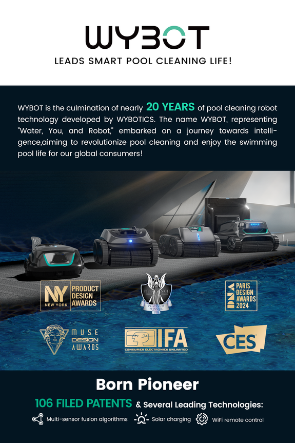 WYBOT C1 Cordless Robotic Pool Cleaner – WYBOT CANADA