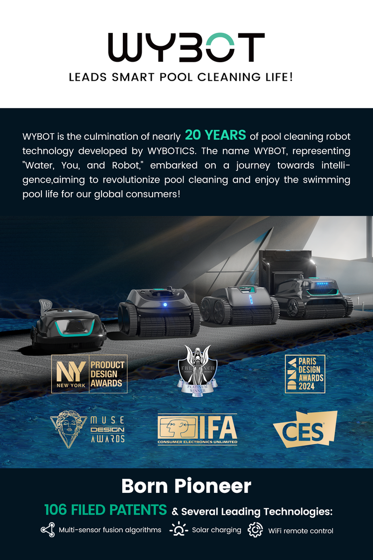 WYBOT C1 Cordless Robotic Pool Cleaner – WYBOT CANADA